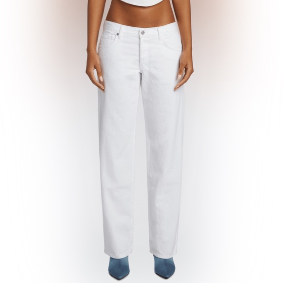 EB Denim | Pants & Jumpsuits | Eb Denim Low Rise Baggy White | Poshmark